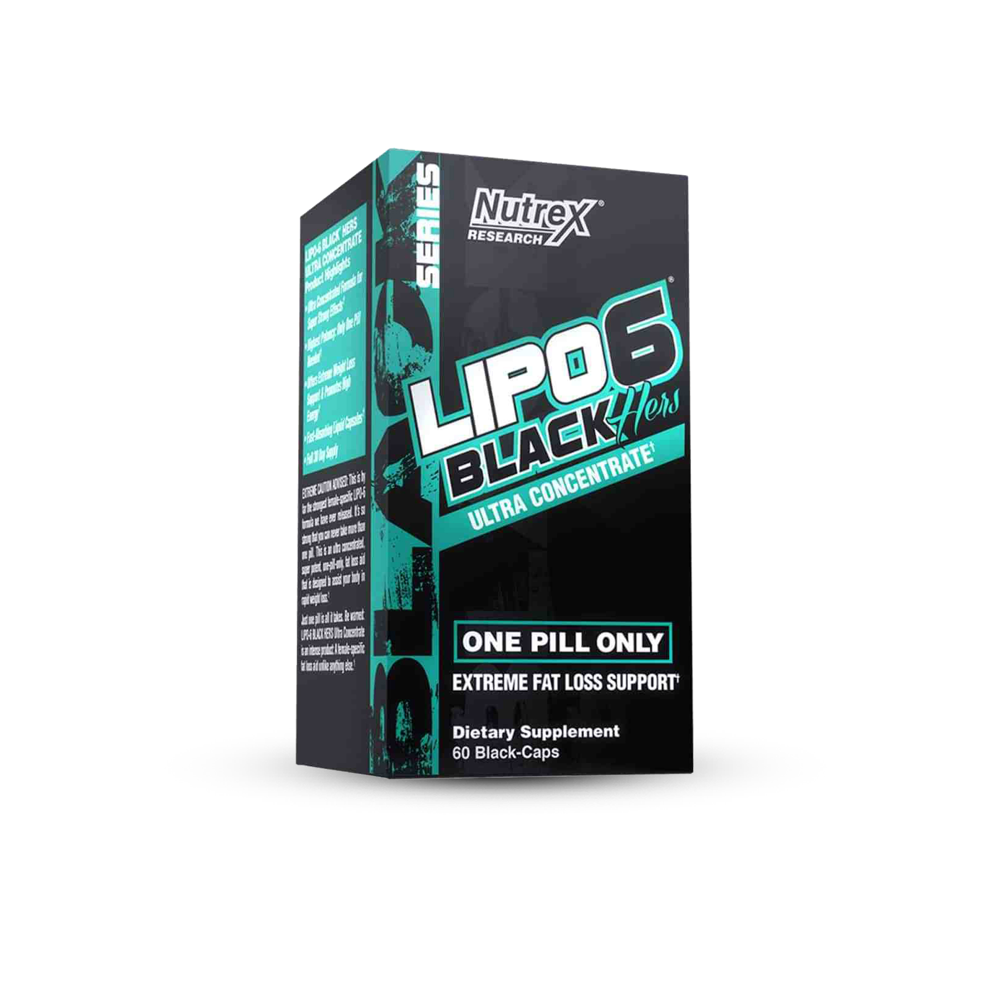 NUTREX LIPO6 HERS BLACK ULTRA CONCENTRATE FAT BURNER – Whey Protein ...