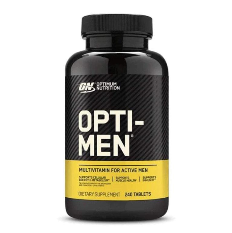 OPTIMUM NUTRITION OPTI-MEN 240 TABLETS – Whey Protein Supplements, & Gym Equipments