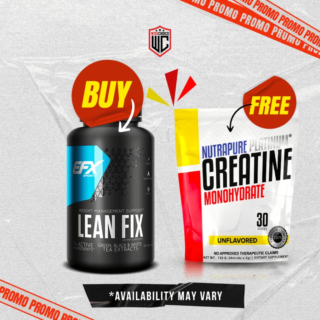 EFX SPORTS LEAN FIX 120 CAPSULES ( FREE CREATINE STICK ) – Whey Protein ...