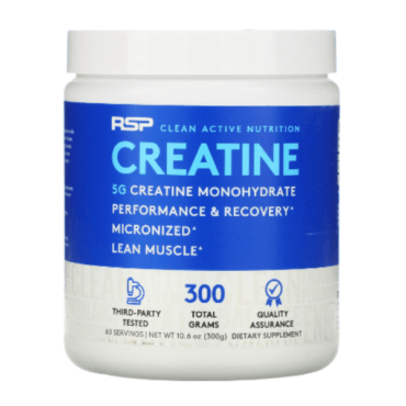 RSP CREATINE MONOHYDRATE 300 GRAMS – Whey Protein Supplements, & Gym ...