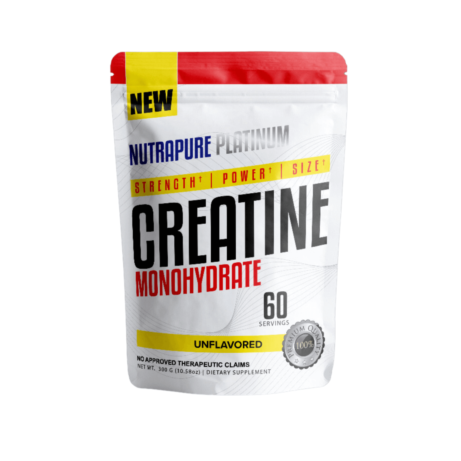 NUTRAPURE CREATINE MONOHYDRATE UNFLAVORED – Whey Protein Supplements ...