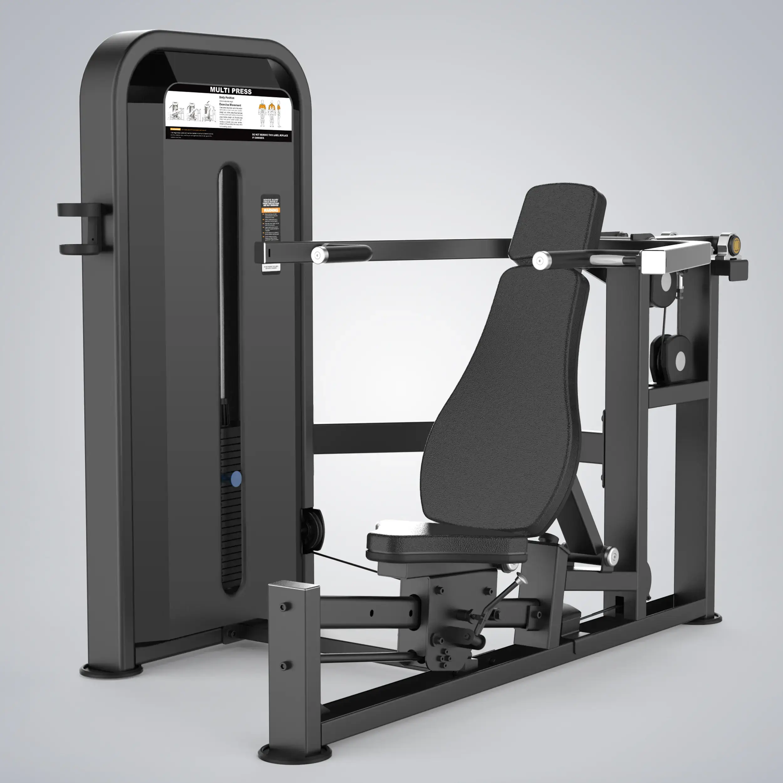 BODY STRONG MULTI PRESS (CHEST PRESS/SHOULDER PRESS SELECTORIZE MACHINE ...