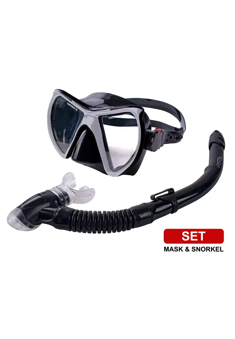 AQUA GEAR MASK + SNORKEL ( M24-S04 ) – Whey Protein Supplements, & Gym ...