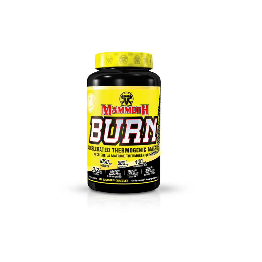 MAMMOTH BURN 120 CAPSULES – Whey Protein Supplements, & Gym Equipments