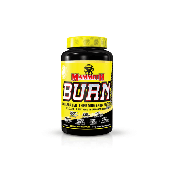 MAMMOTH BURN 120 CAPSULES – Whey Protein Supplements, & Gym Equipments
